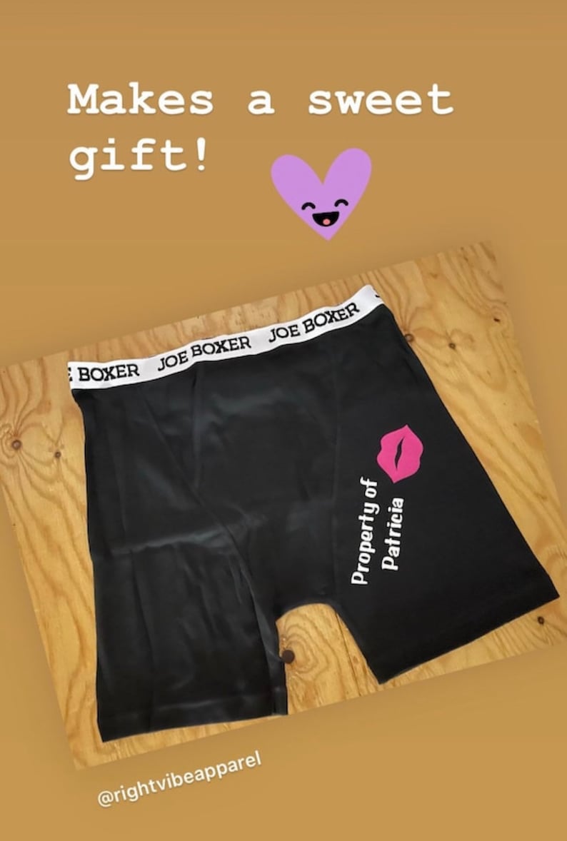 Custom Boxer Shorts for Men, Personalized Underwear for Him, Joe Boxer ...