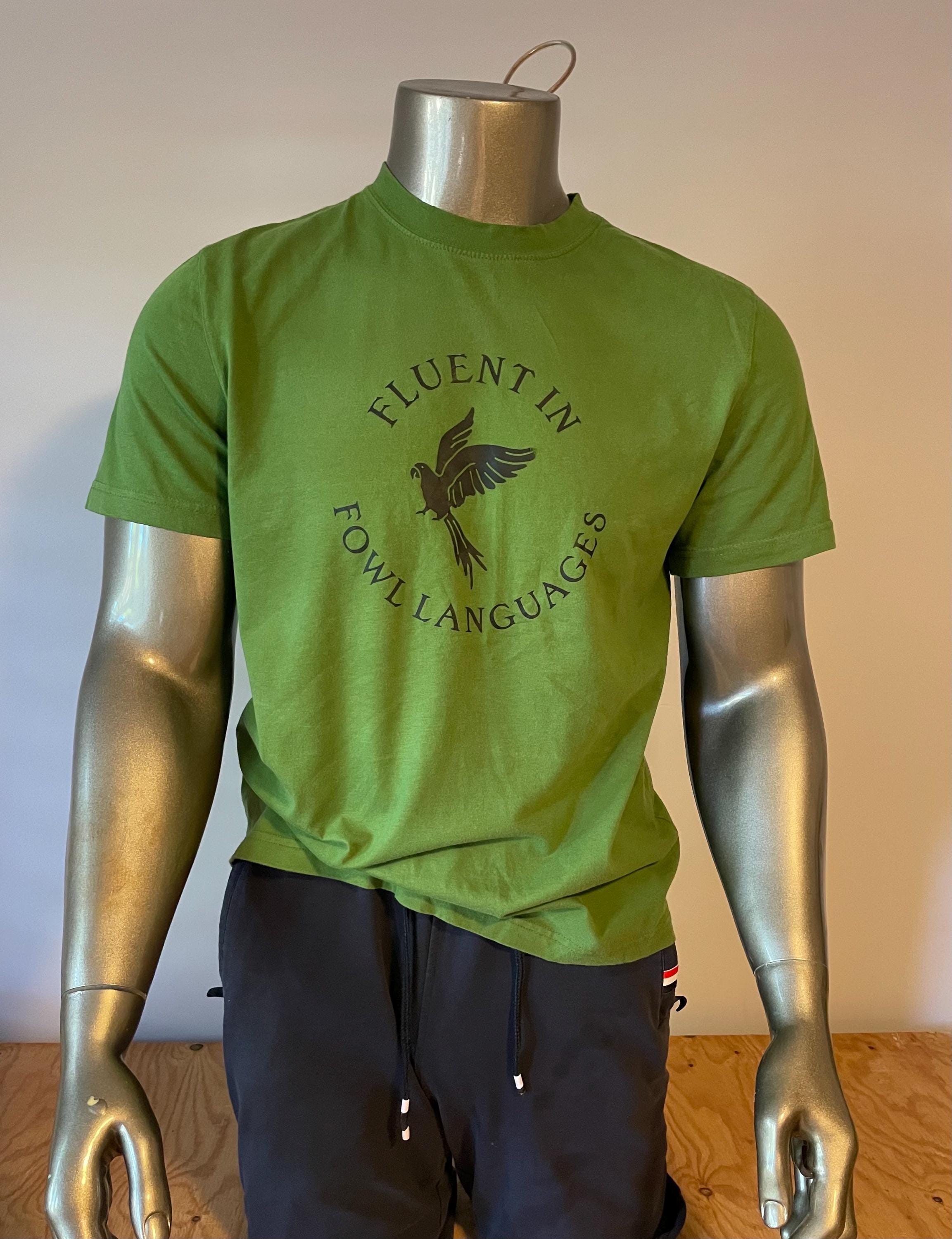 Fluent in Fowl Language Tshirt for Men, Funny T Shirt for Boyfriend ...