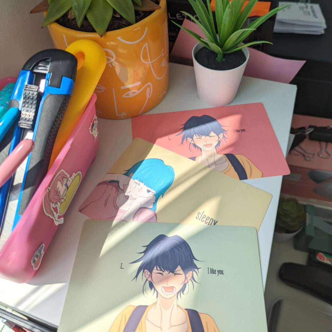 Cute Anime Boy and Girl Anime Manga Prints Postcards 4x6 - Etsy Canada