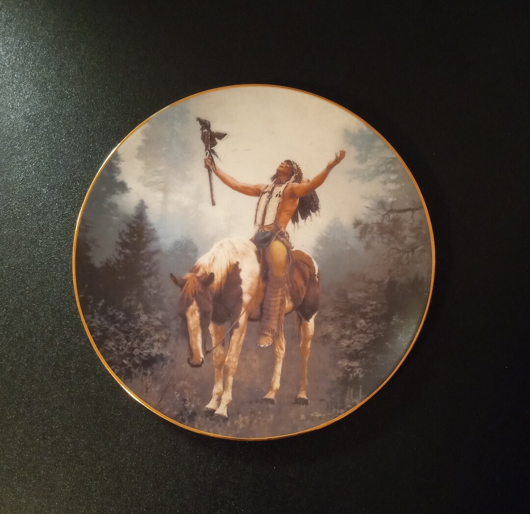 Mystic Warriors Plate Collection Hamilton Collection Chuck Ren Choice ...
