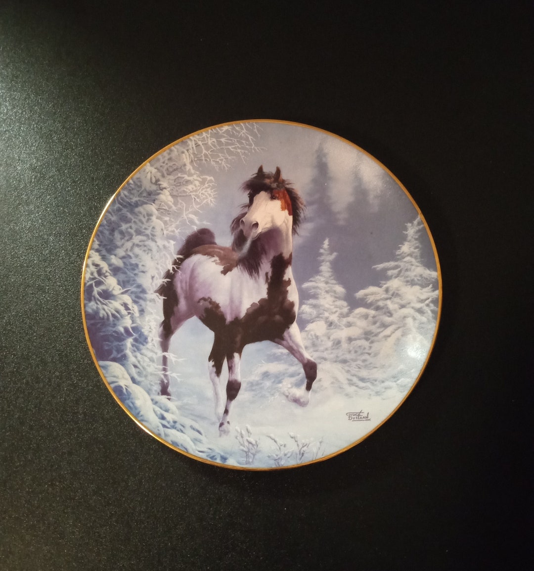 Winter Renegade Collector's Plate by Chuck Dehaan Unbridled Spirit ...