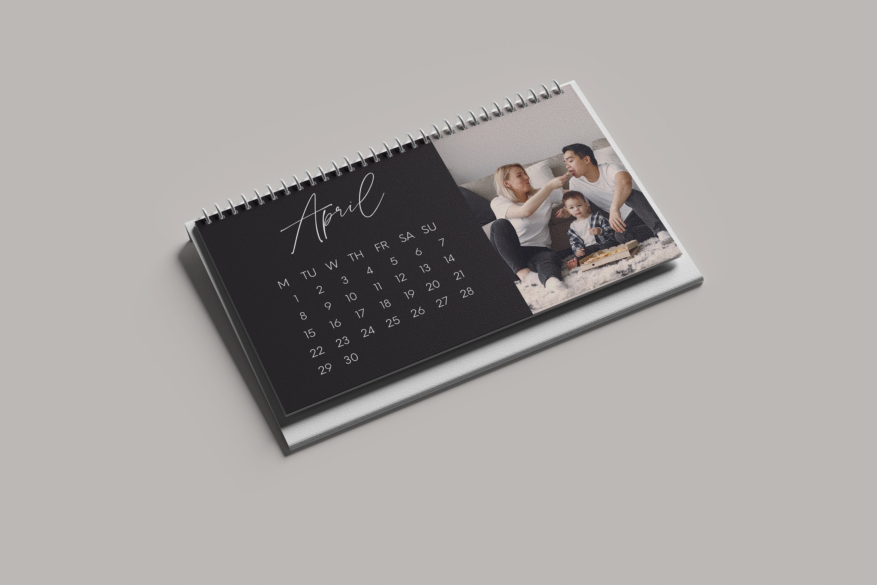 Custom Desk Calendar Colorful Design Printed & Shipped - Etsy