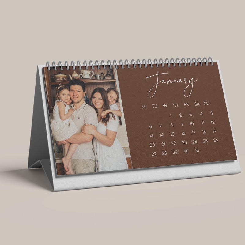 Custom Desk Calendar 2026 - Etsy