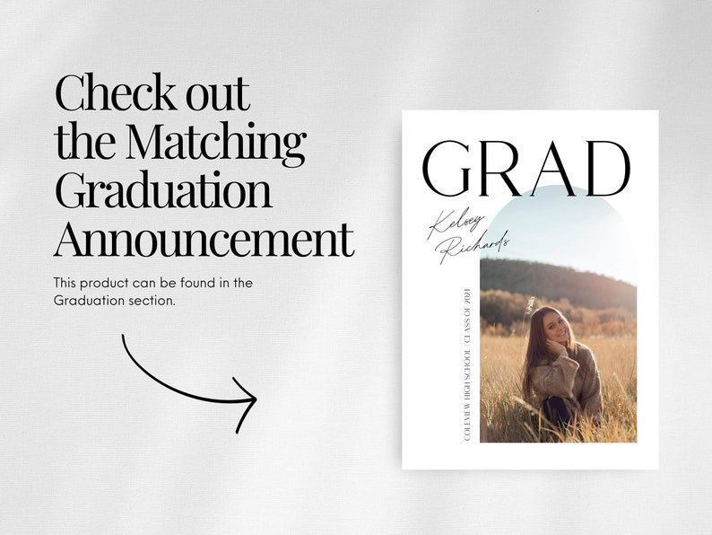 Elegant Graduation Party Welcome Sign Printed & Shipped - Etsy