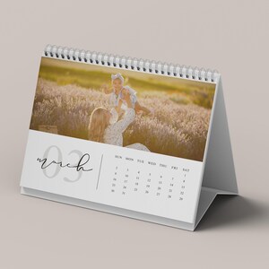 2025 Custom Desk Calendar | Elegant Design | Printed & Shipped - Etsy
