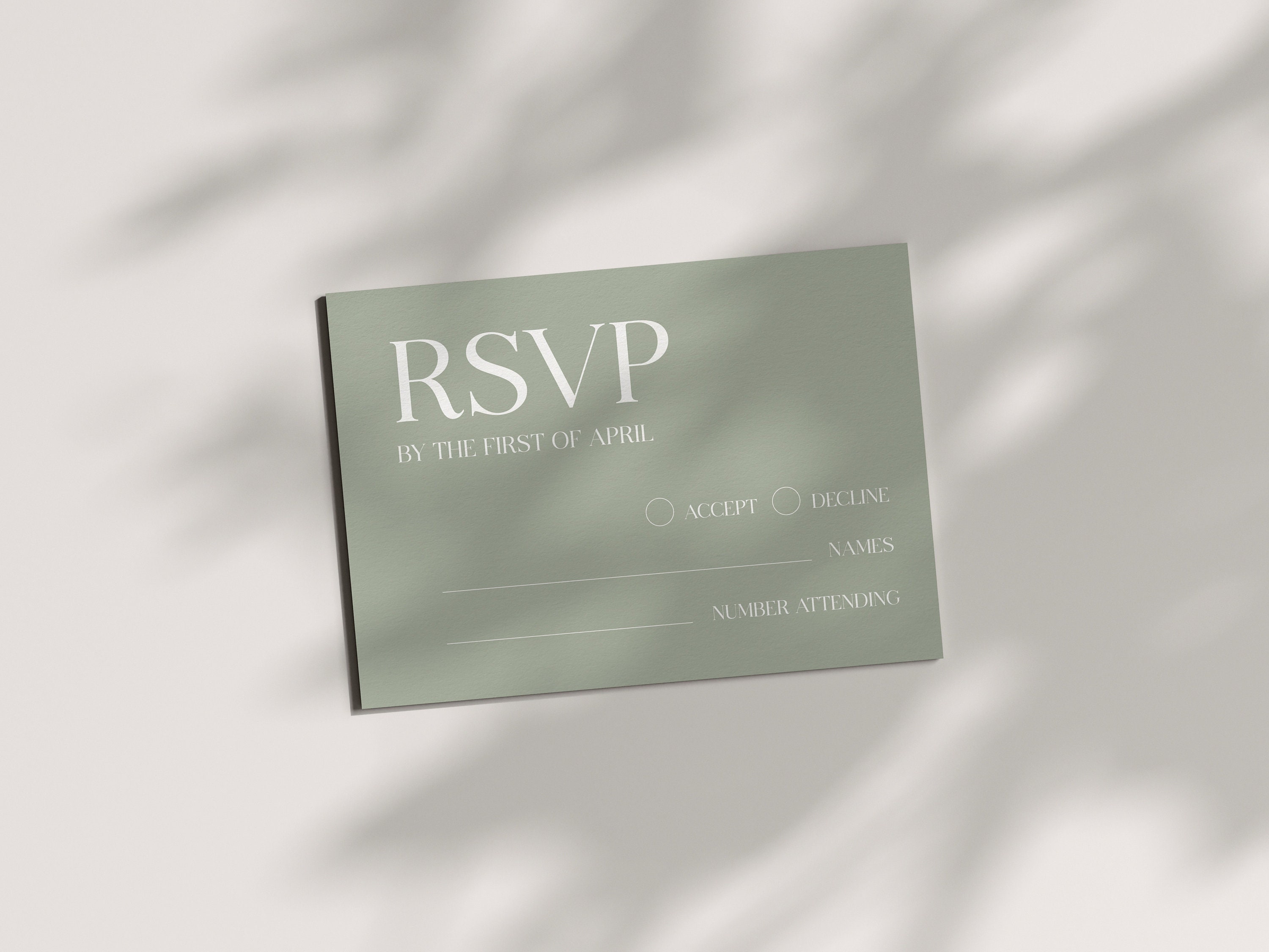 Elegant Spring Wedding RSVP Cards | Traditional or QR Code Cards | Printed & Shipped - Etsy