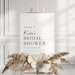 Simple Design Bridal Shower Welcome Sign Printed & Shipped - Etsy