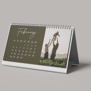 Custom Desk Calendar Colorful Design Printed & Shipped - Etsy