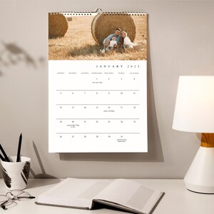 2025 Custom Wall Calendar | Minimalistic Design | Printed & Shipped - Etsy