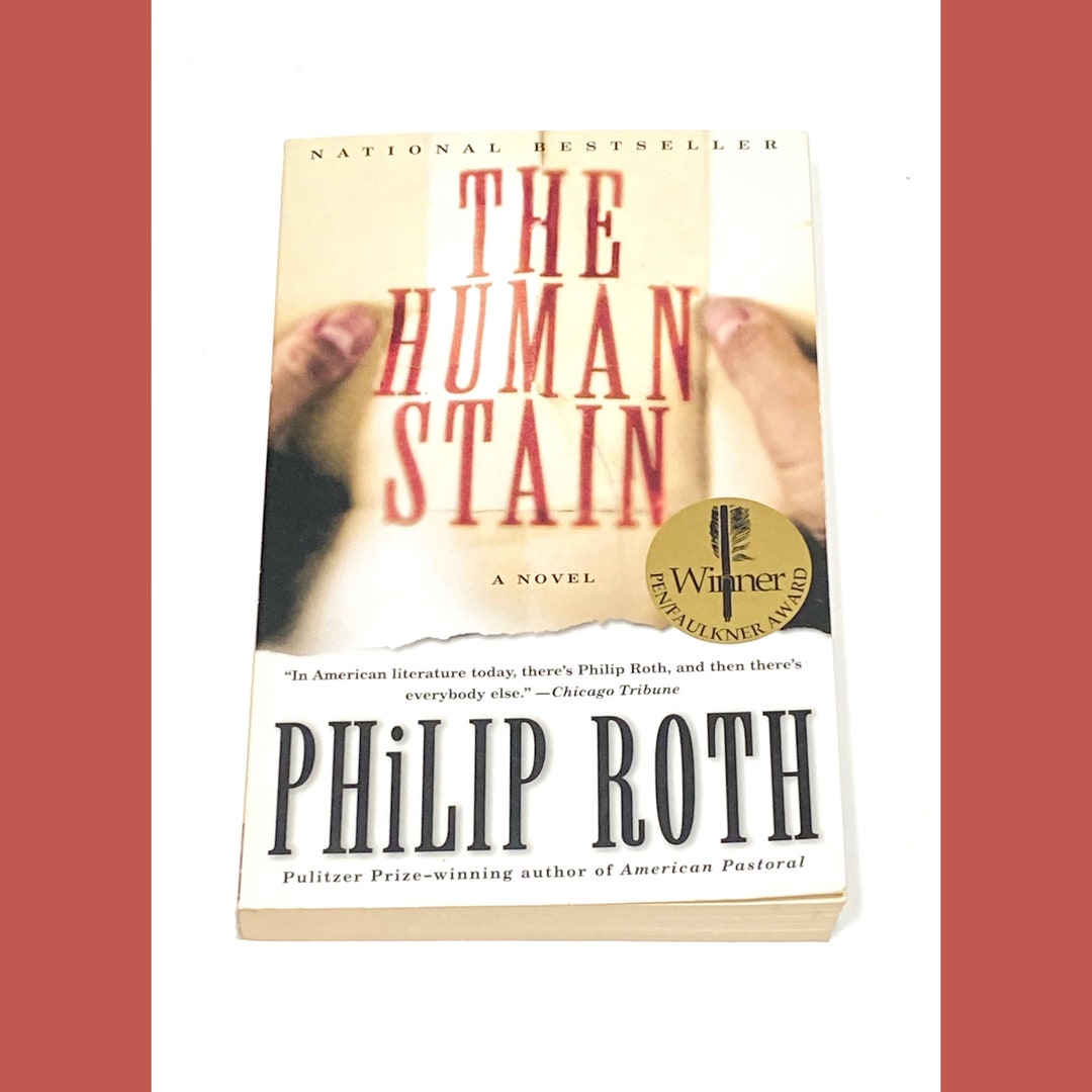 The Human Stain - Philip Roth - Contemporary Novel - Vintage Paperback ...
