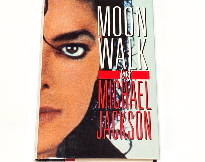 Michael Jackson Autobiography - Moon Walk - Vintage Hardcover Book ...