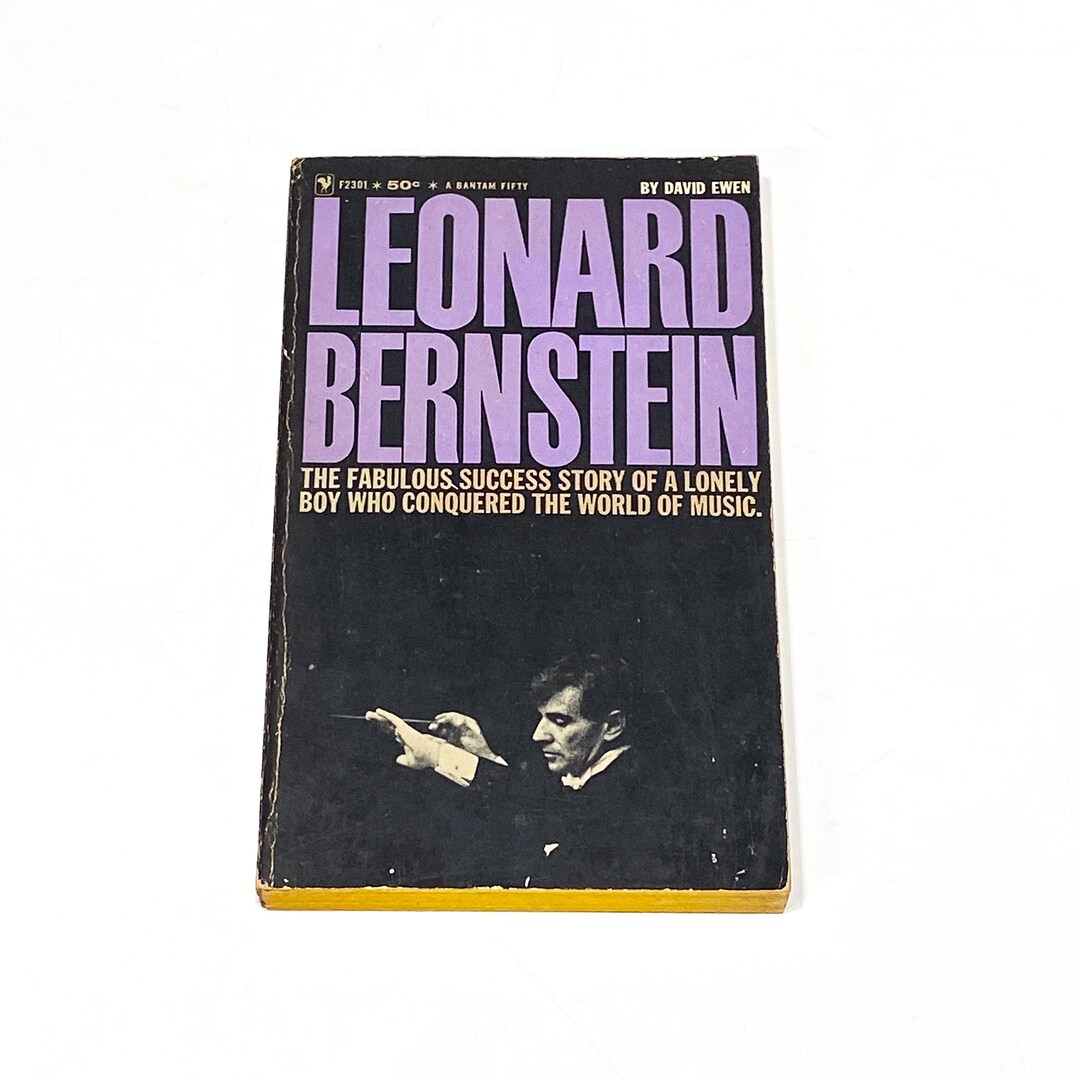 Vintage Biography of Leonard Bernstein Composer - Classic Book - Retro ...