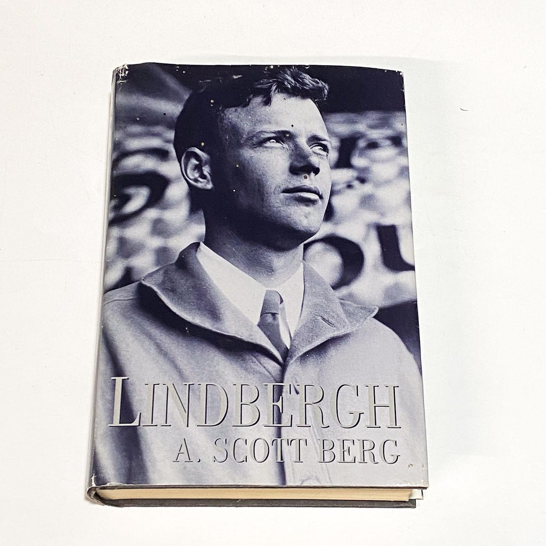 Lindbergh - A Scott Berg - Vintage Biography Hardcover Book - Classic ...