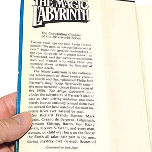 The Magic Labyrinth - Philip Jose Farmer - Vintage Sci-fi Hardcover ...