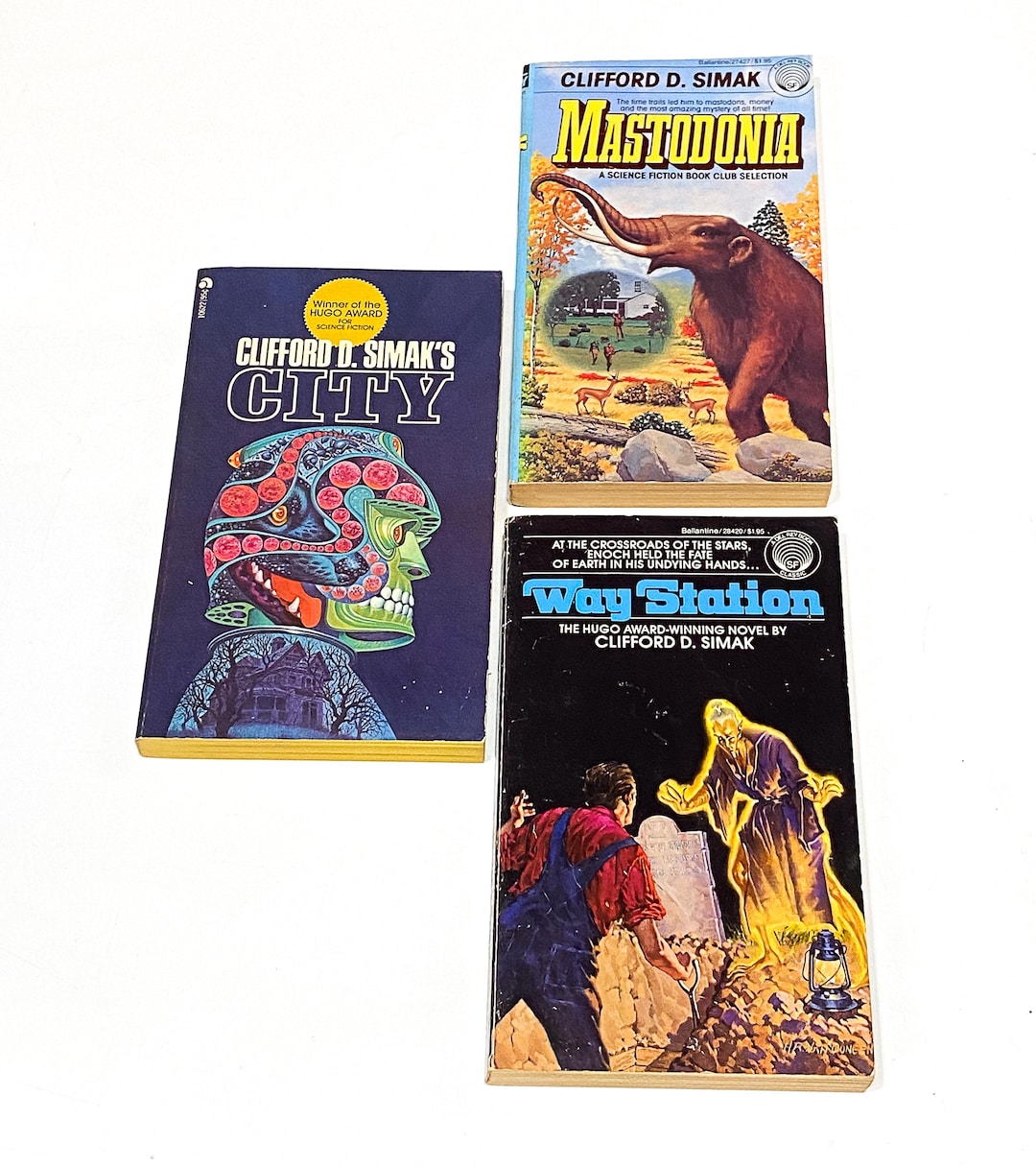 Clifford D Simak Way Station City Mastodonia Science Fiction Paperback ...