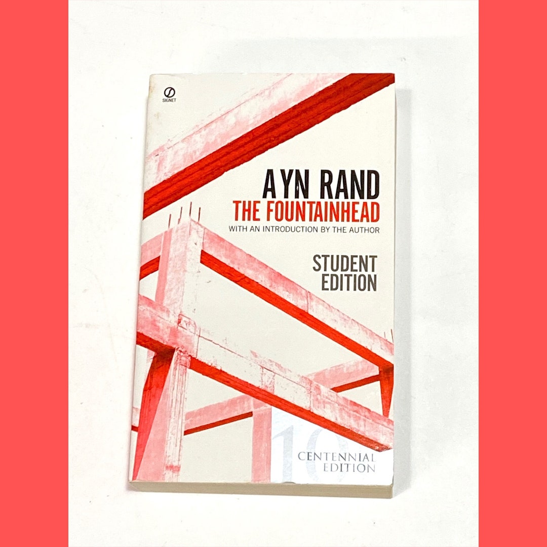 The Fountainhead - Ayn Rand - Classic Literature - Vintage Paperback Book - Pre Owned - Very ...