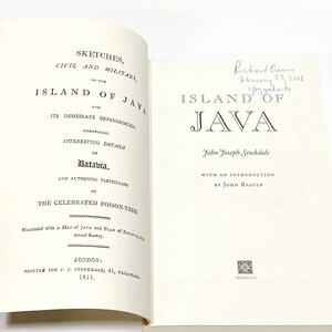 Island of Java Periplus Classics Series - John Joseph Stockdale - Non ...