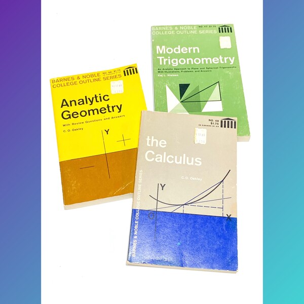 Vintage Math Book - Etsy