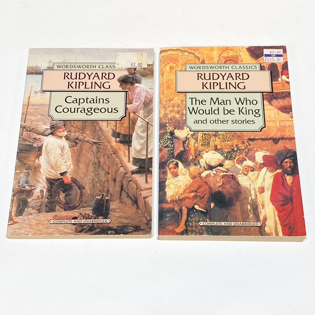 Rudyard Kipling - Man Who Would Be King & Captain Courageous - Vintage ...