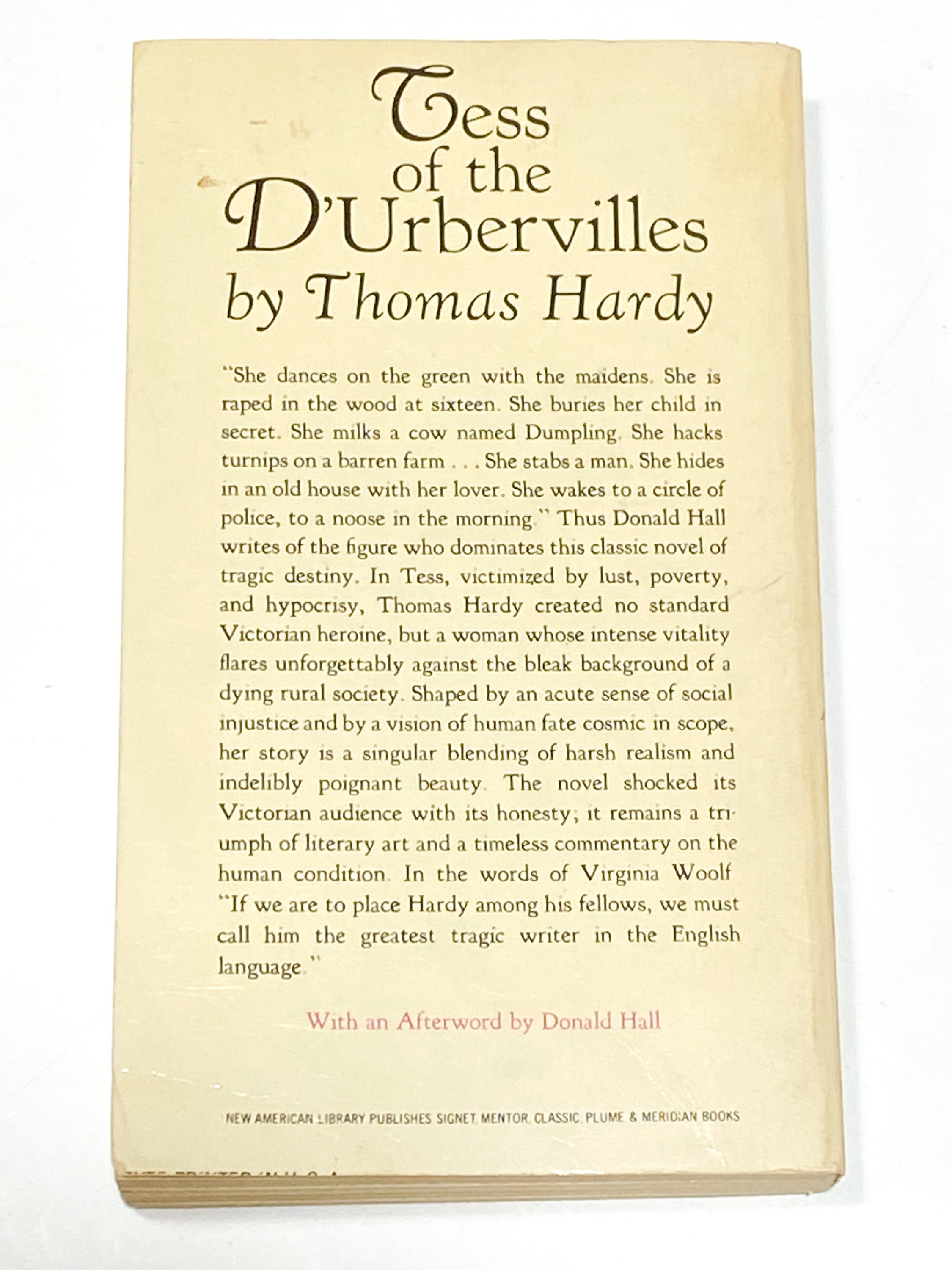 Tess of the Durbervilles Thomas Hardy Fiction Books Pre - Etsy