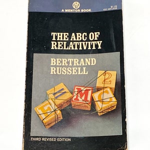 The ABC of Relativity Bertrand Russell Vintage Science Book Vintage ...