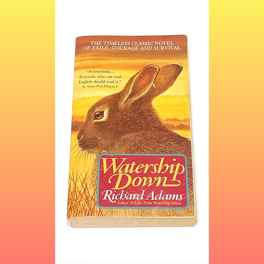 Watership Down - Richard Adams - Literary Fiction Novel - Book Lover ...