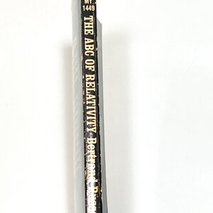 The ABC of Relativity Bertrand Russell Vintage Science Book Vintage ...