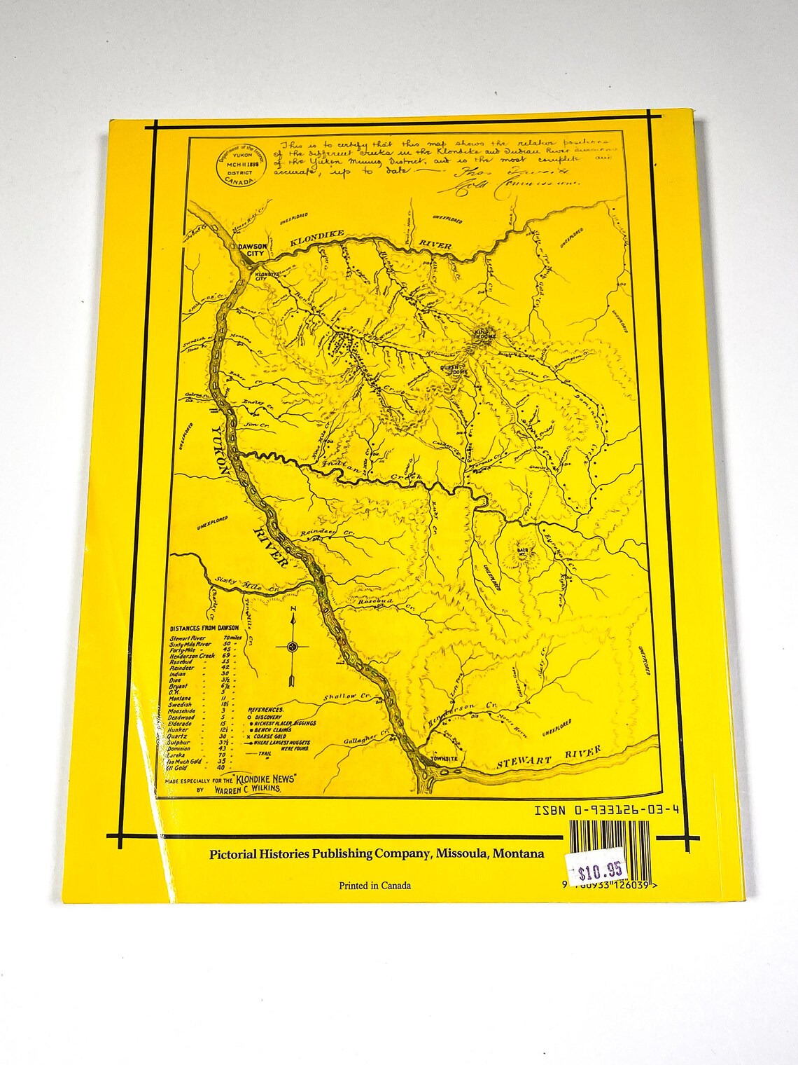 Klondike Gold Rush History Book, Vintage Paperback (illustrated, Pre ...