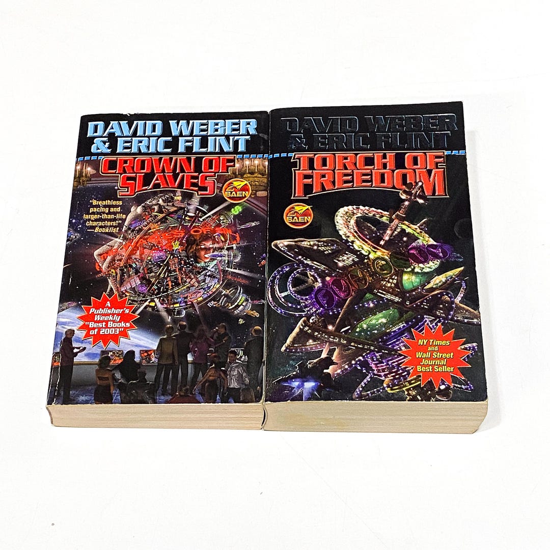 David Weber & Eric Flint Crown of Slaves Torch of Freedom Science Fiction Paperback Sci Fi Book ...