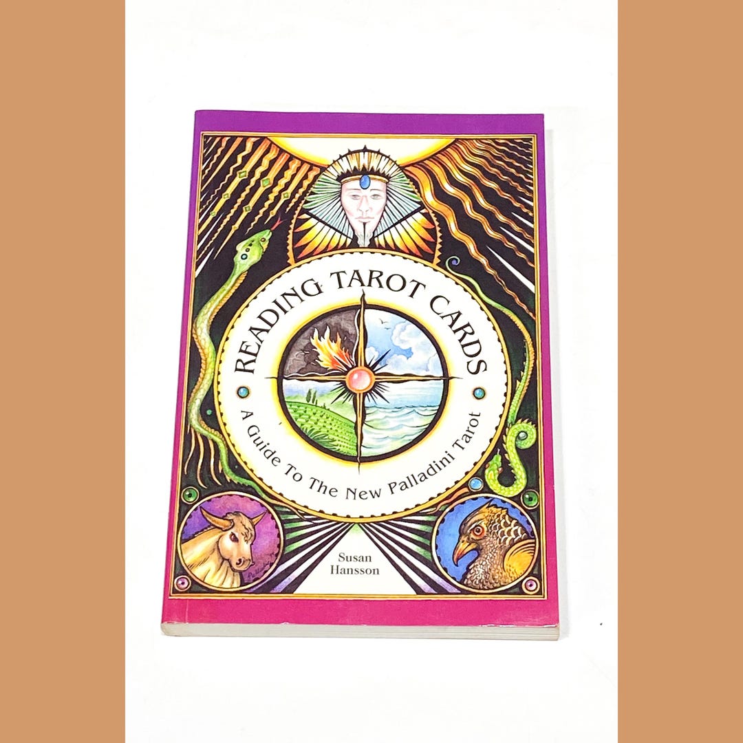 Reading Tarot Cards - Susan Hansson - Vintage Book - Ancient Wisdom ...