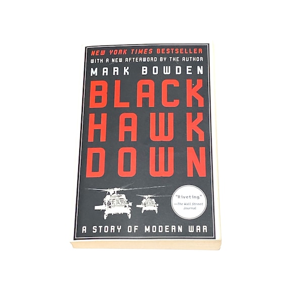 Black Hawk Down Mark Bowden Vintage Paperback Book Pre - Etsy
