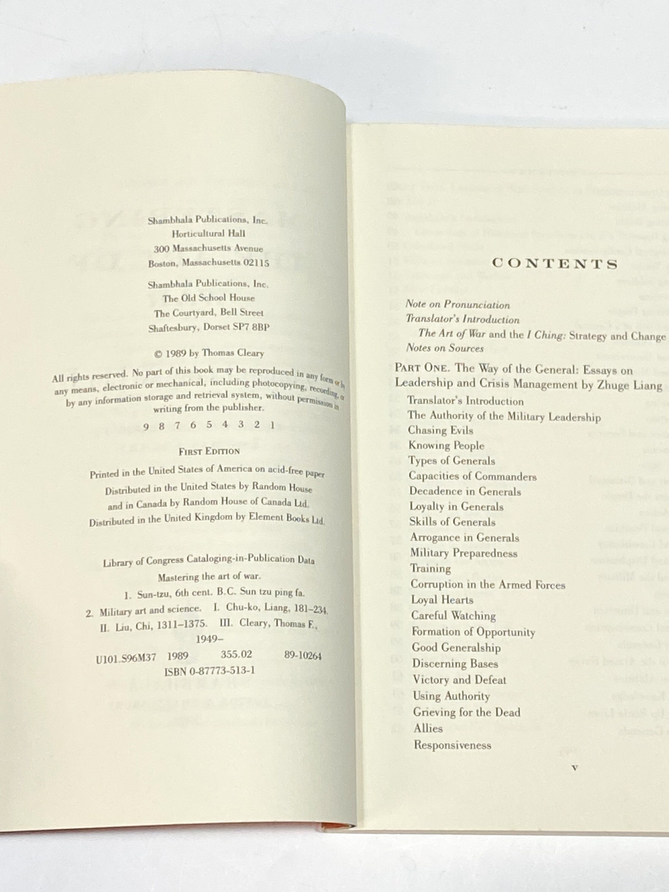 Mastering the Art of War Thomas Cleary Vintage Paperback - Etsy