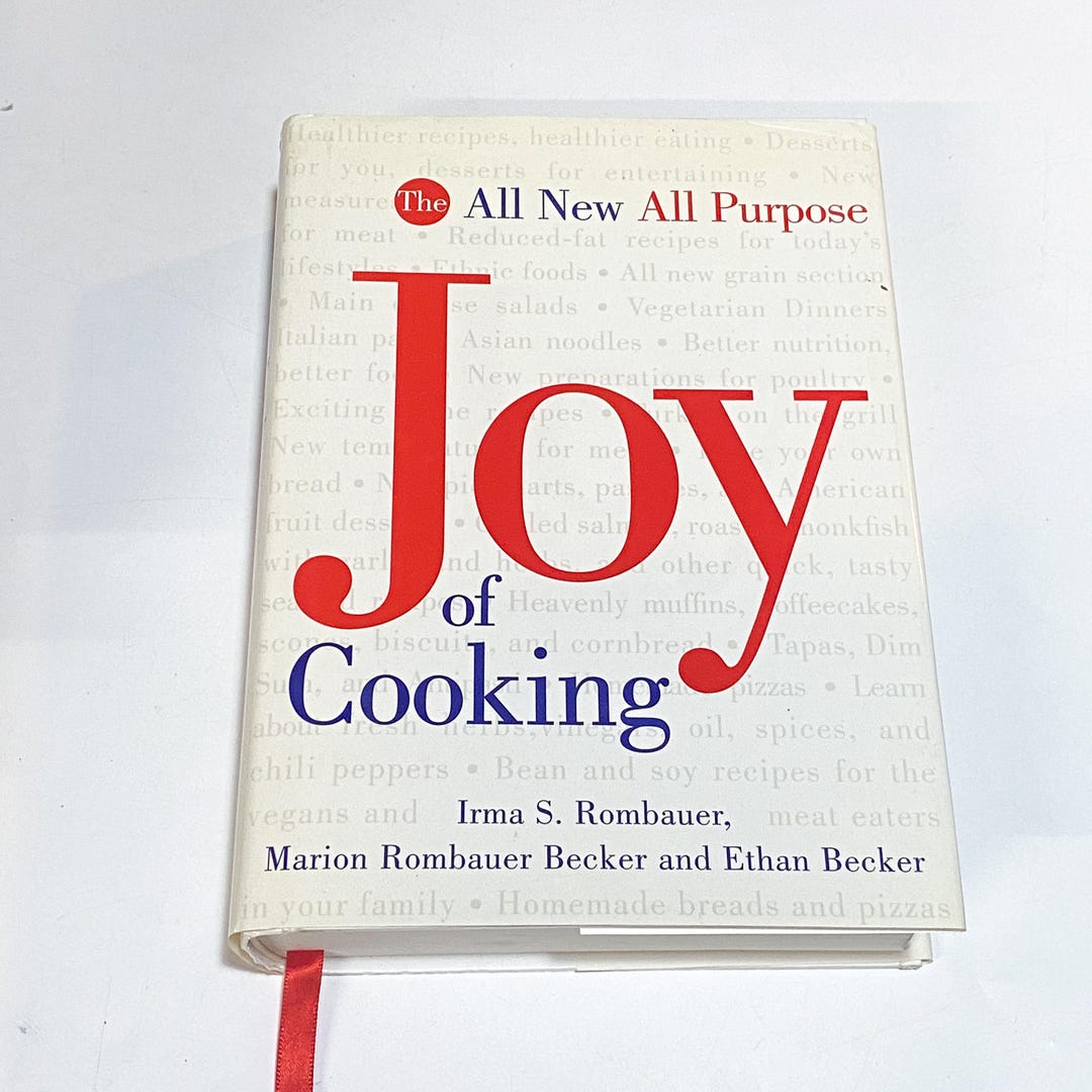 The All New Joy of Cooking - Irma Rombauer - Vintage Cookbook - Pre ...