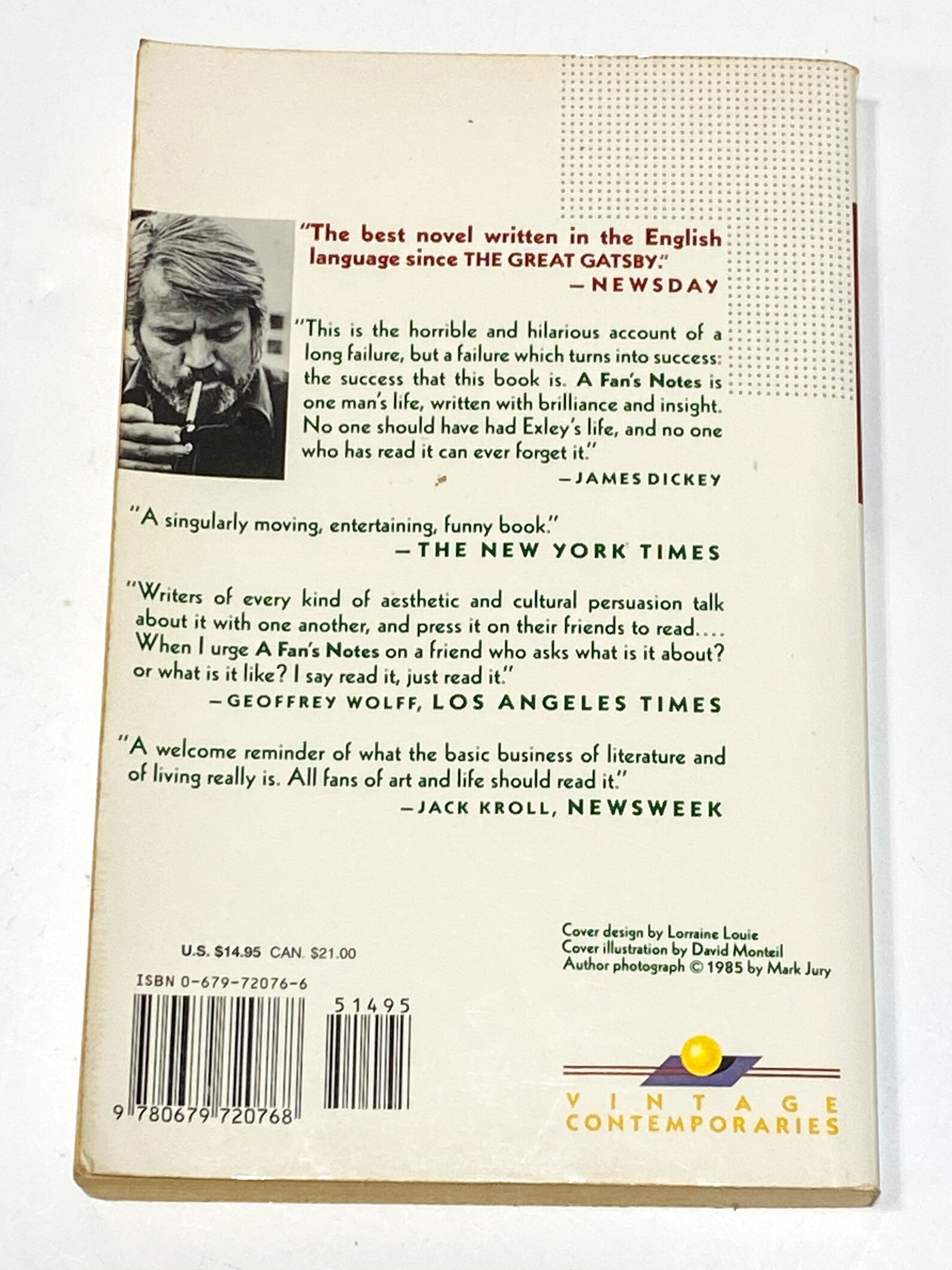 A Fan's Notes Frederick Exley Paperback Vintage Book - Etsy