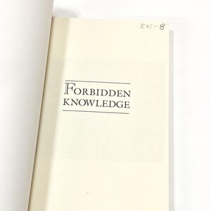 Forbidden Knowledge Roger Shattuck Vintage Book Ancient Wisdom ...