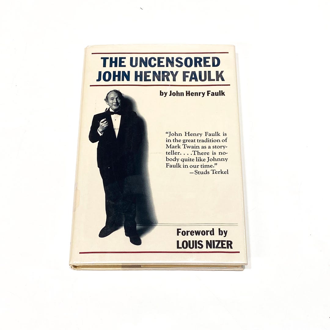 Vintage John Henry Faulk Biography Book - Retro Book Lovers Gift - Pre ...