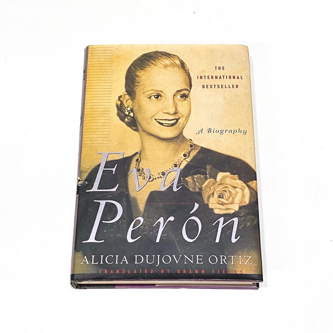Vintage Eva Peron Evita Biography - Classic Retro Book for Book Lovers ...