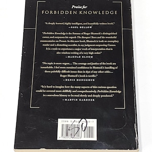 Forbidden Knowledge Roger Shattuck Vintage Book Ancient Wisdom ...