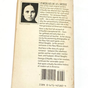 Portrait of an Artist - Georgia Okeeffe Memoir Bio - Vintage Paperback ...