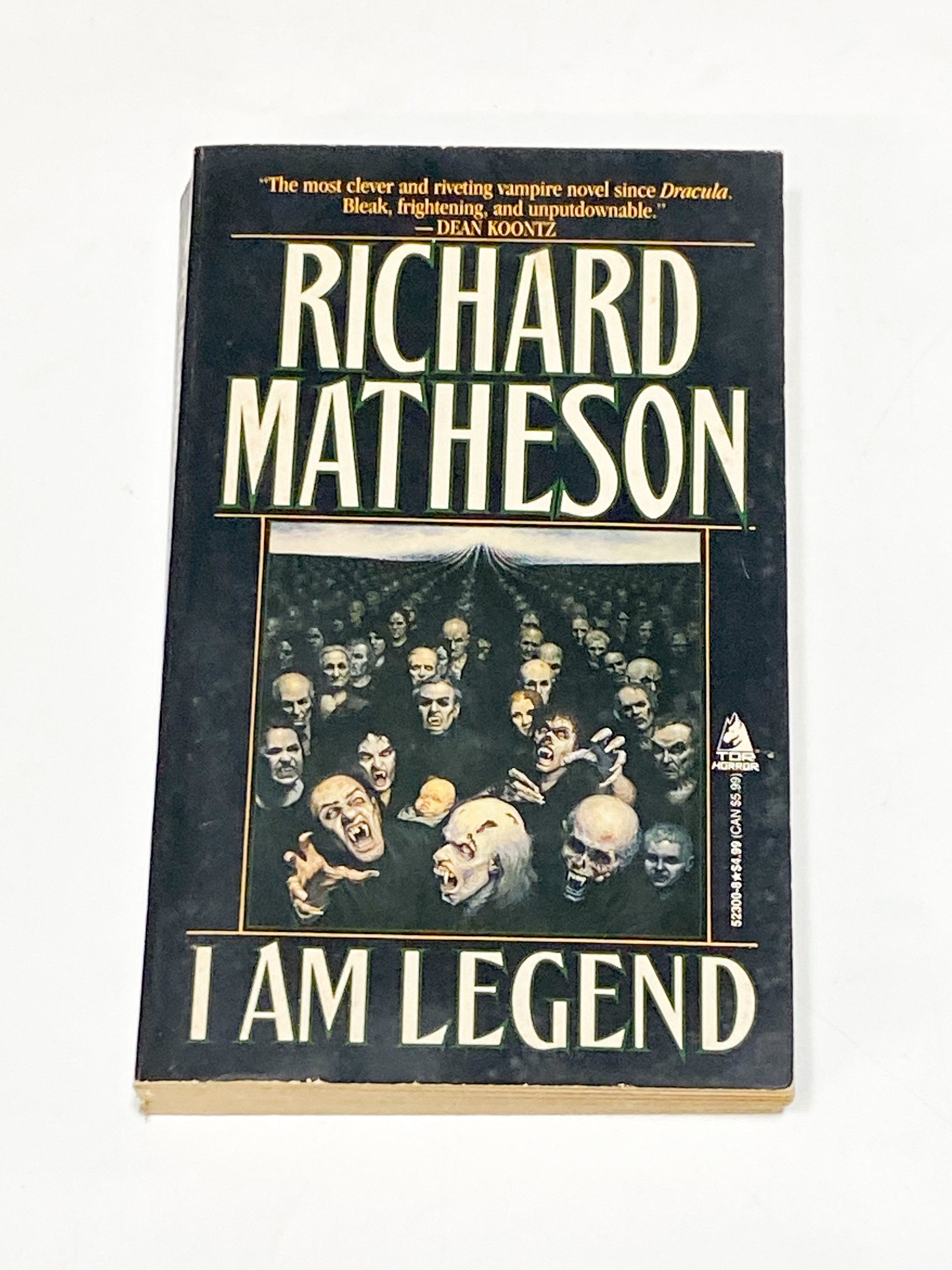 I Am Legend Richard Matheson Sci Fi Paperback Zombie - Etsy