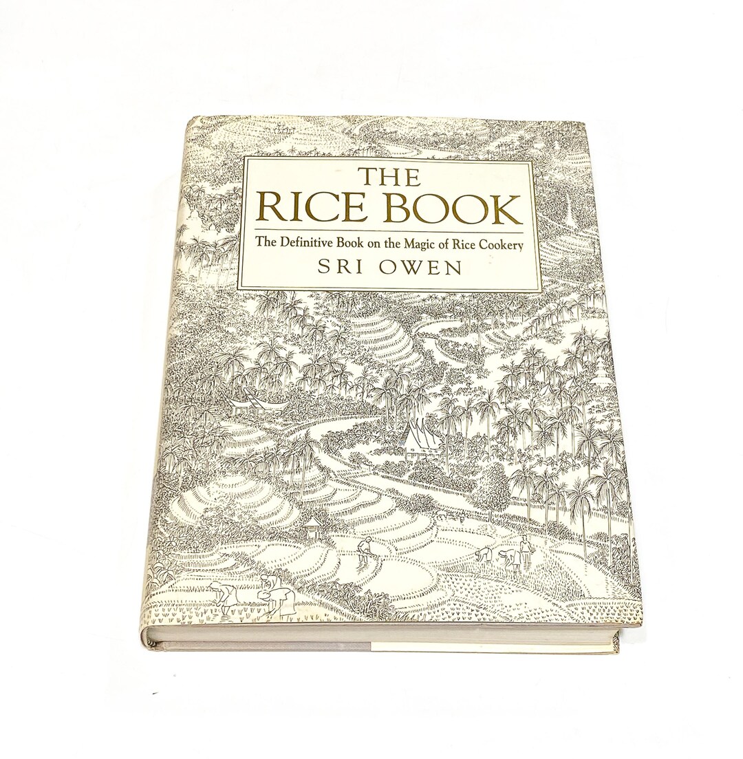 The Rice Book Cookbook - Sri Owen - Vintage Hardcover Rice Cook Book ...