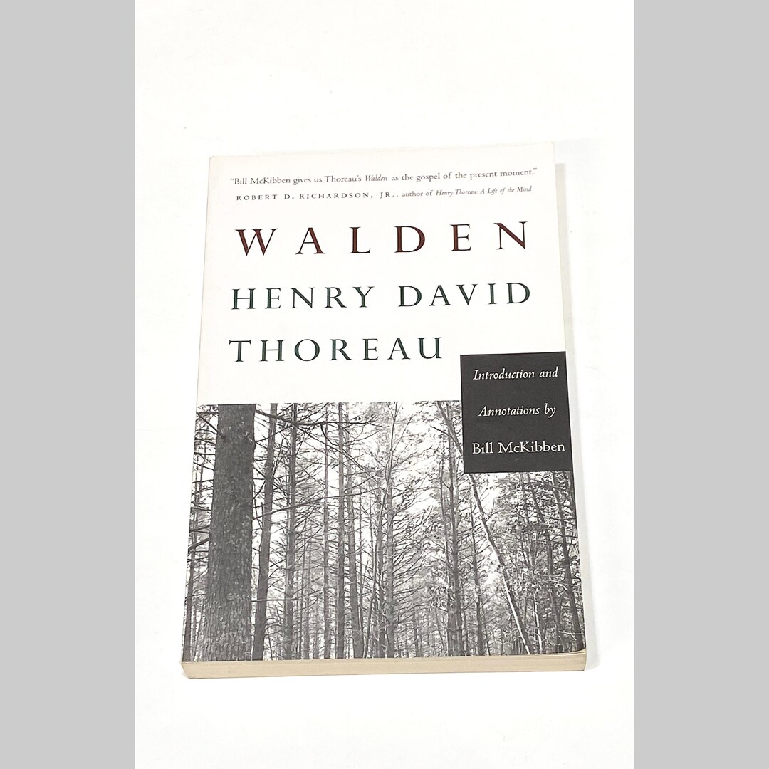 Vintage Walden Book by Henry David Thoreau - Classic Literature ...
