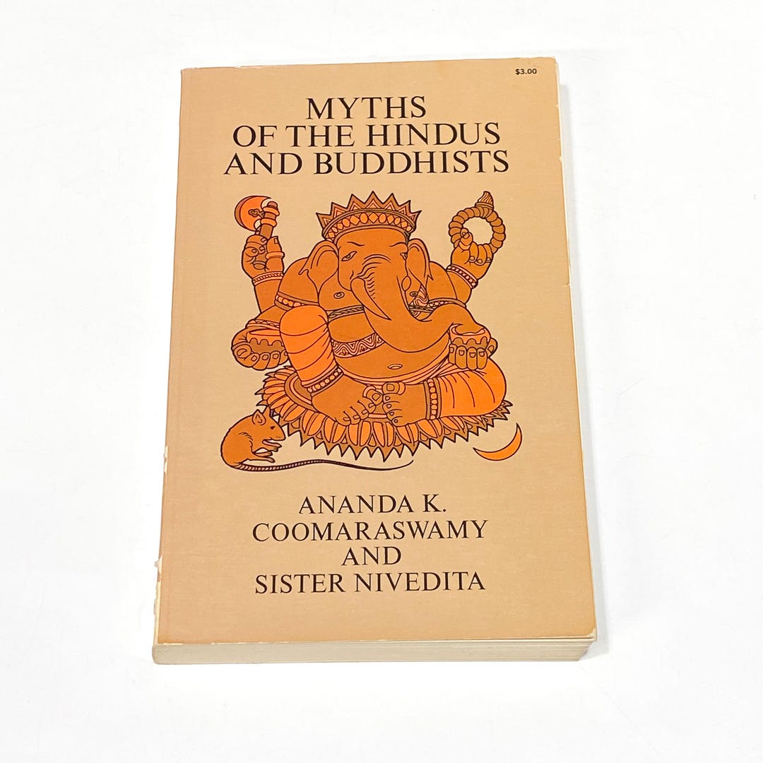 Myths of the Hindus and Buddhists Ananda Coomaraswamy Vintage Book ...