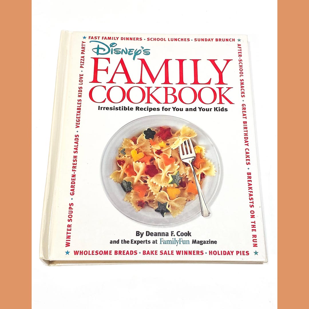 Disneys Family Cookbook Vintage Cookbook Classic Recipes for Retro ...