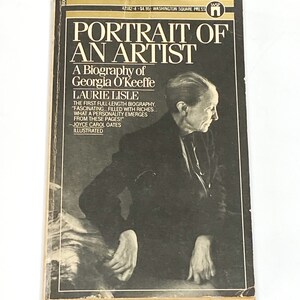 Portrait of an Artist - Georgia Okeeffe Memoir Bio - Vintage Paperback ...