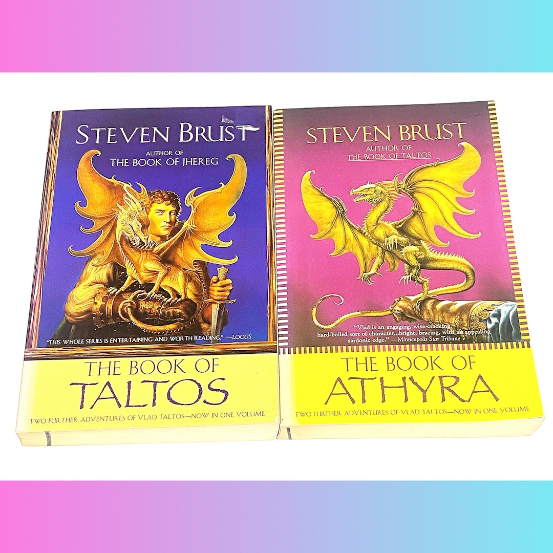 The Book of Taltos - Athena - Steven Trust - Fantasy Lot of 2 - Vintage ...