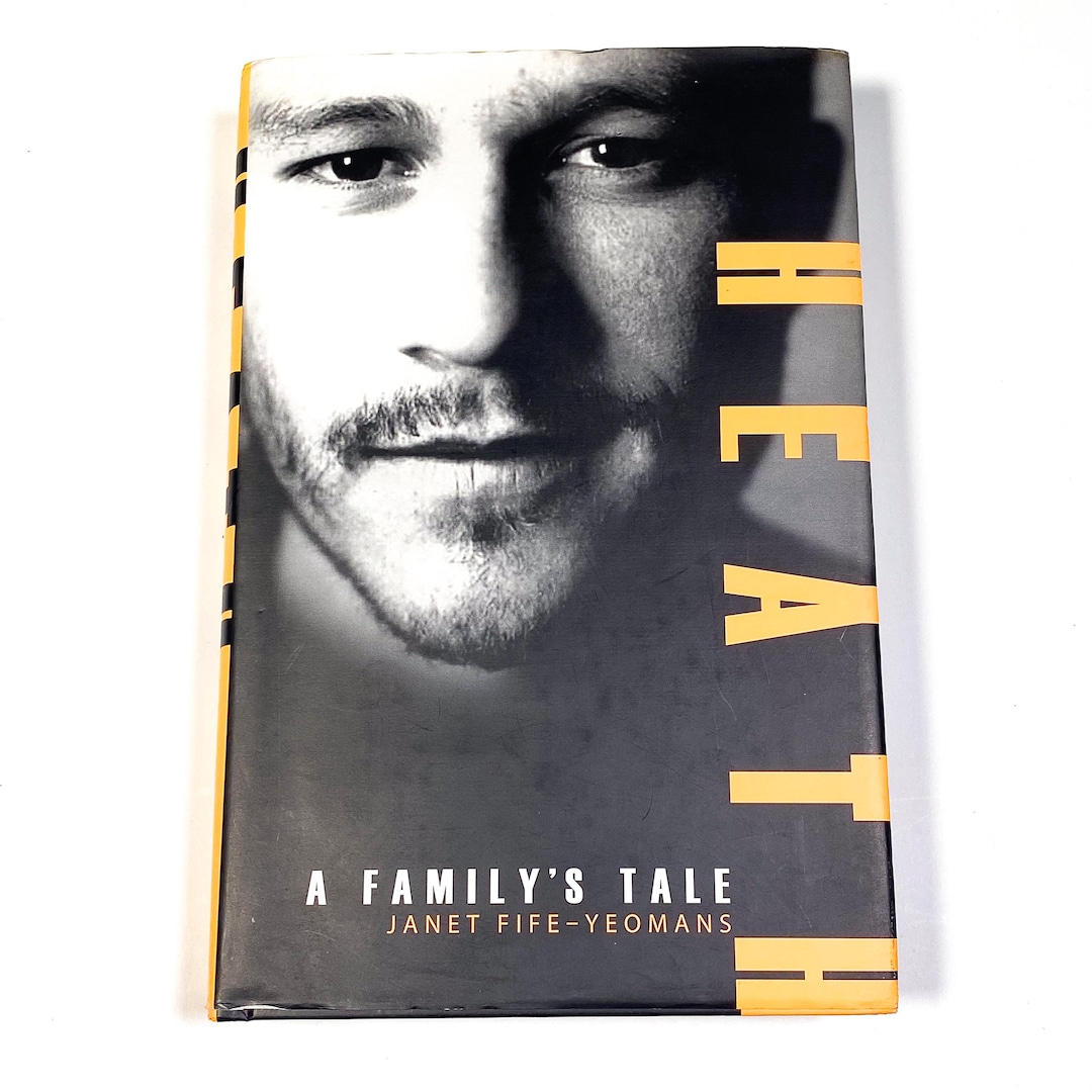 Heath Ledger Biography - A Family’s Tale - Vintage Hardcover Book - Etsy