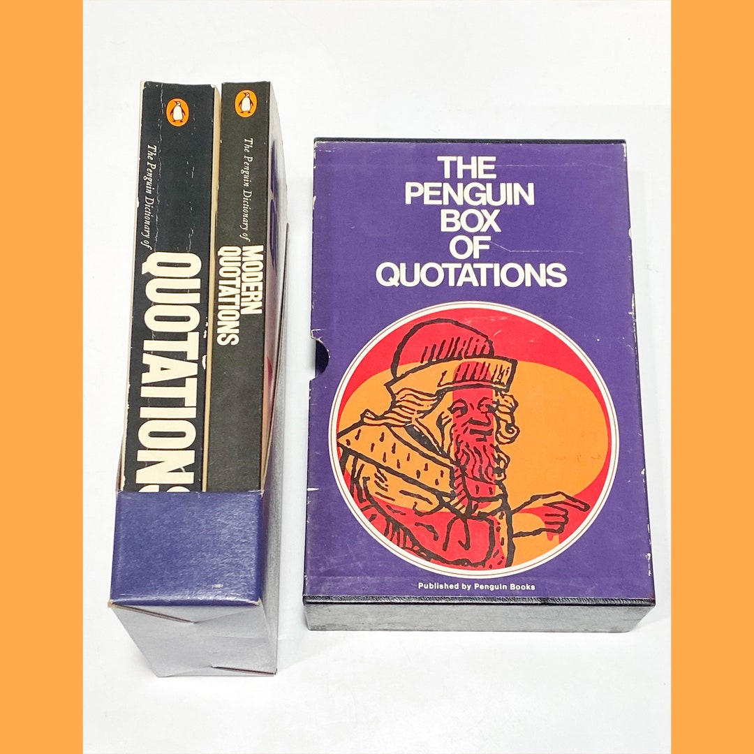 The Penguin Box of Quotations - Rare Reference Paperback Book Set - Pre ...