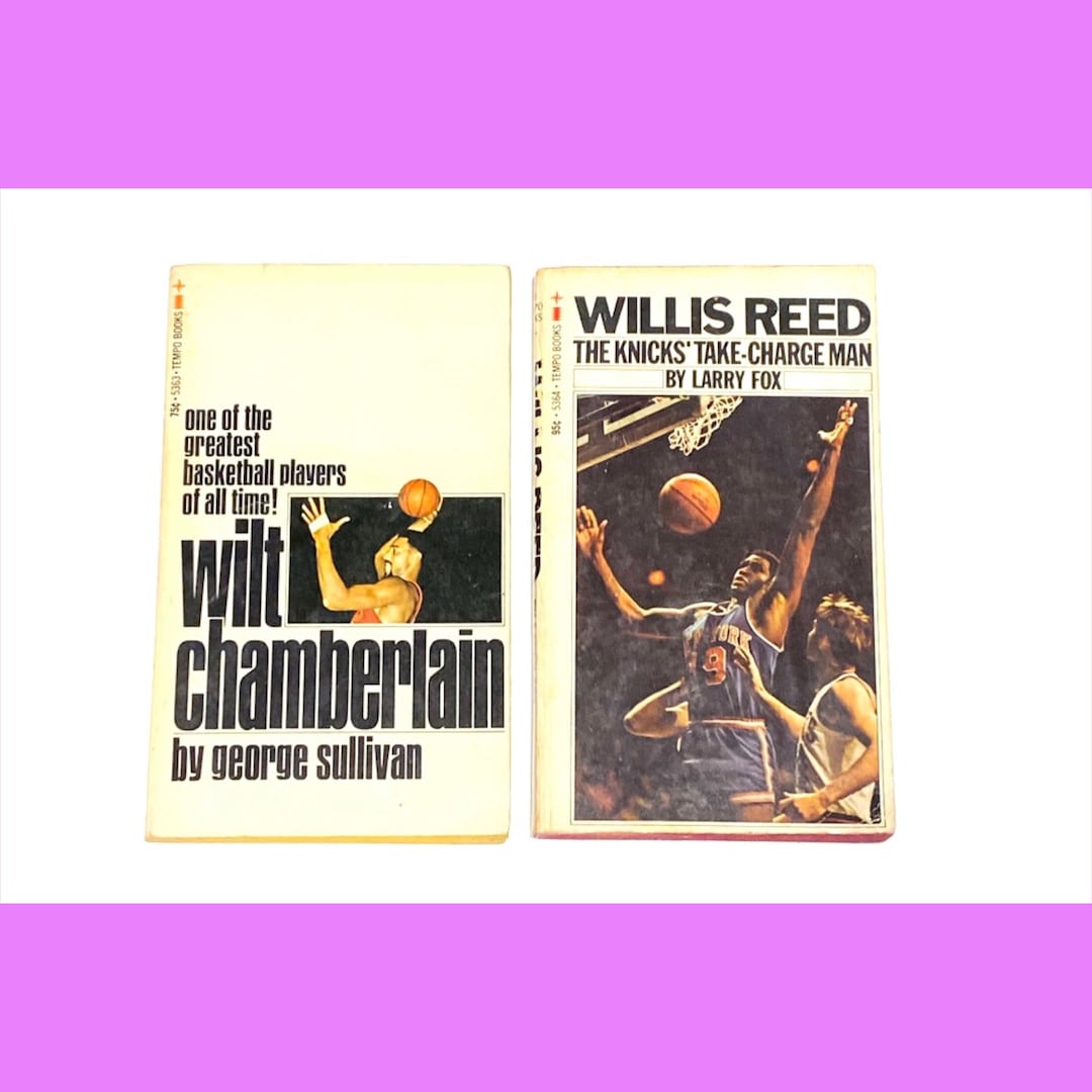 Wilt Chamberlain & Willis Reed - Vintage Basketball Book Lot of 2 - Pre ...