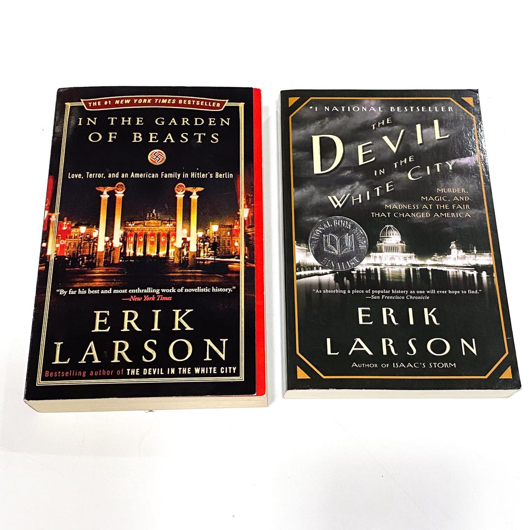 Garden of Beasts, Devil in White City by Erik Larson Vintage Paperback ...